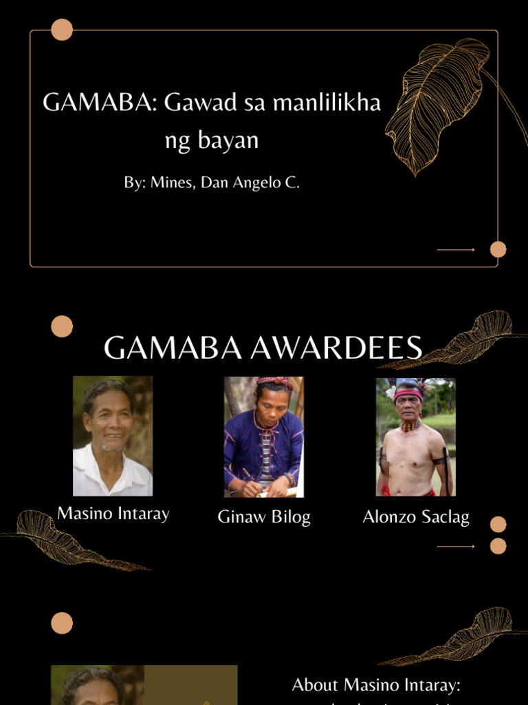 Gamaba Awardees | PDF