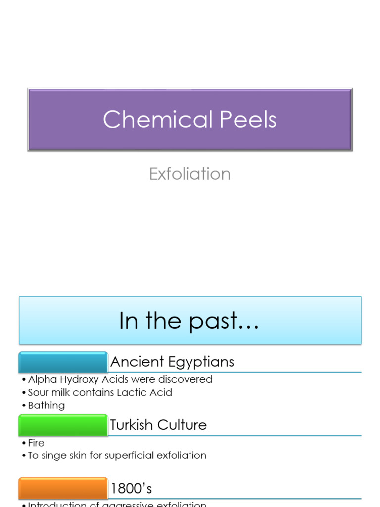 Chemical Peels | PDF