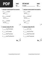 Brainy kl4 Unit Test 1 B | PDF