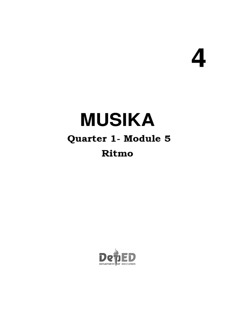 Module 5 MUSIC 4 Q1 Week 5 | PDF