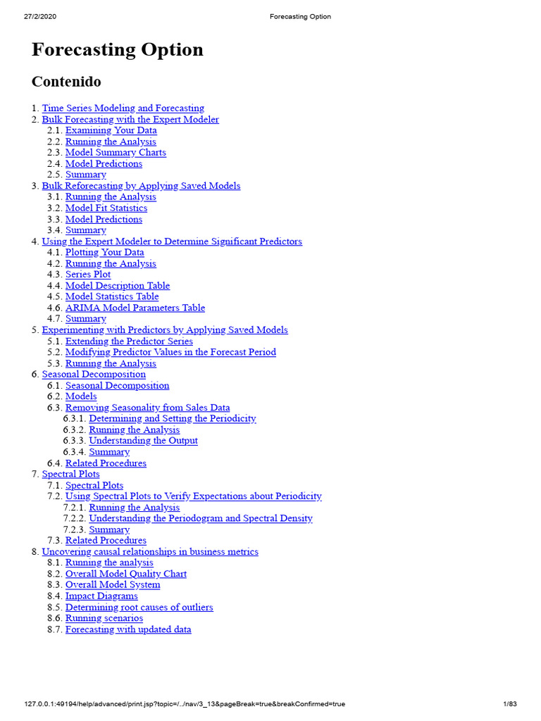 13 Forecasting Option | PDF | Autoregressive Integrated Moving Average | Forecasting