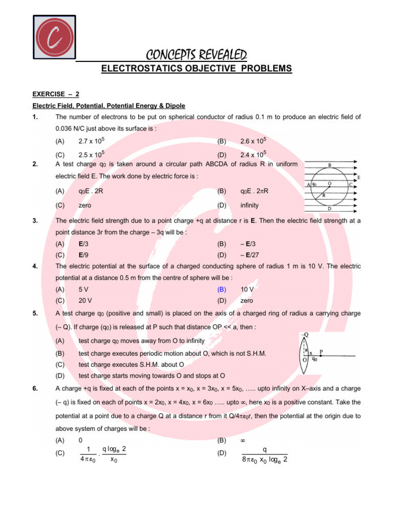 Electrostatics | Download Free PDF | Electric Field | Electrostatics