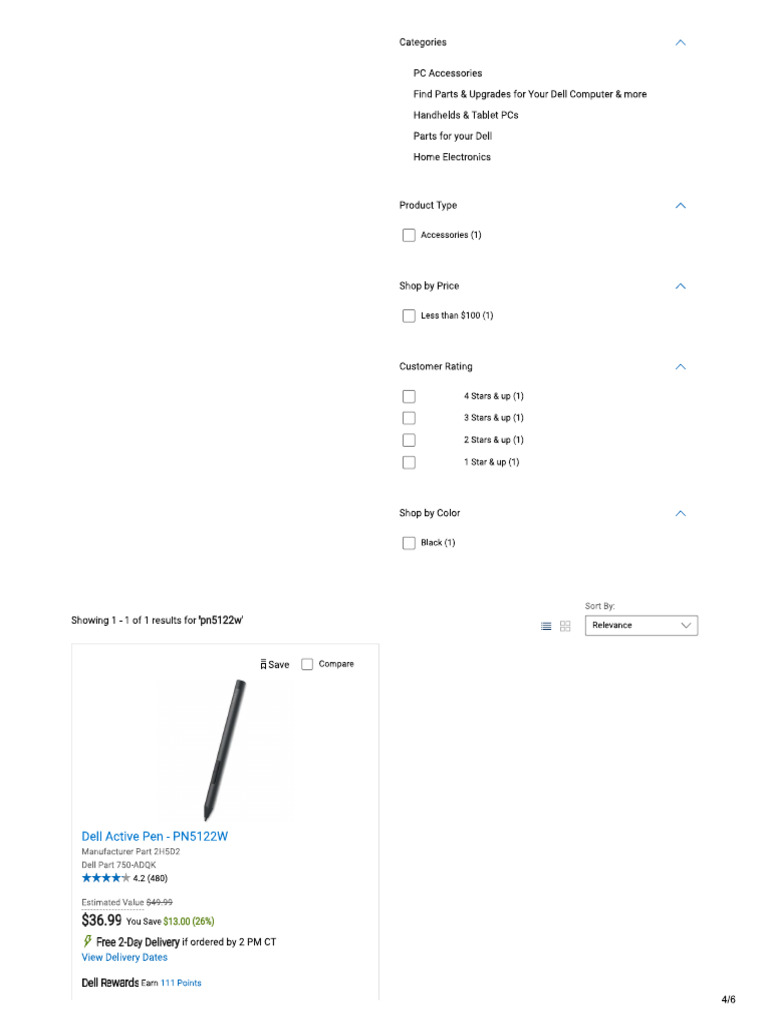 Dell Stylus PN 5122w | PDF