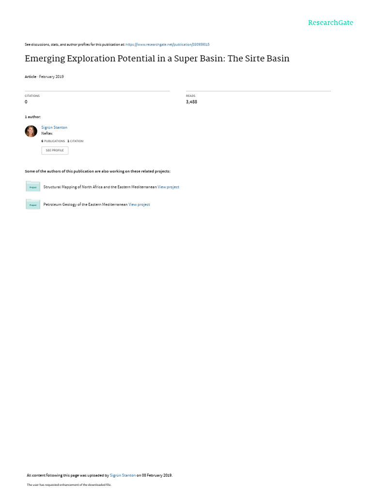 February 2019 Neftex Insights Article Sigrun Stanton | PDF | Petroleum ...