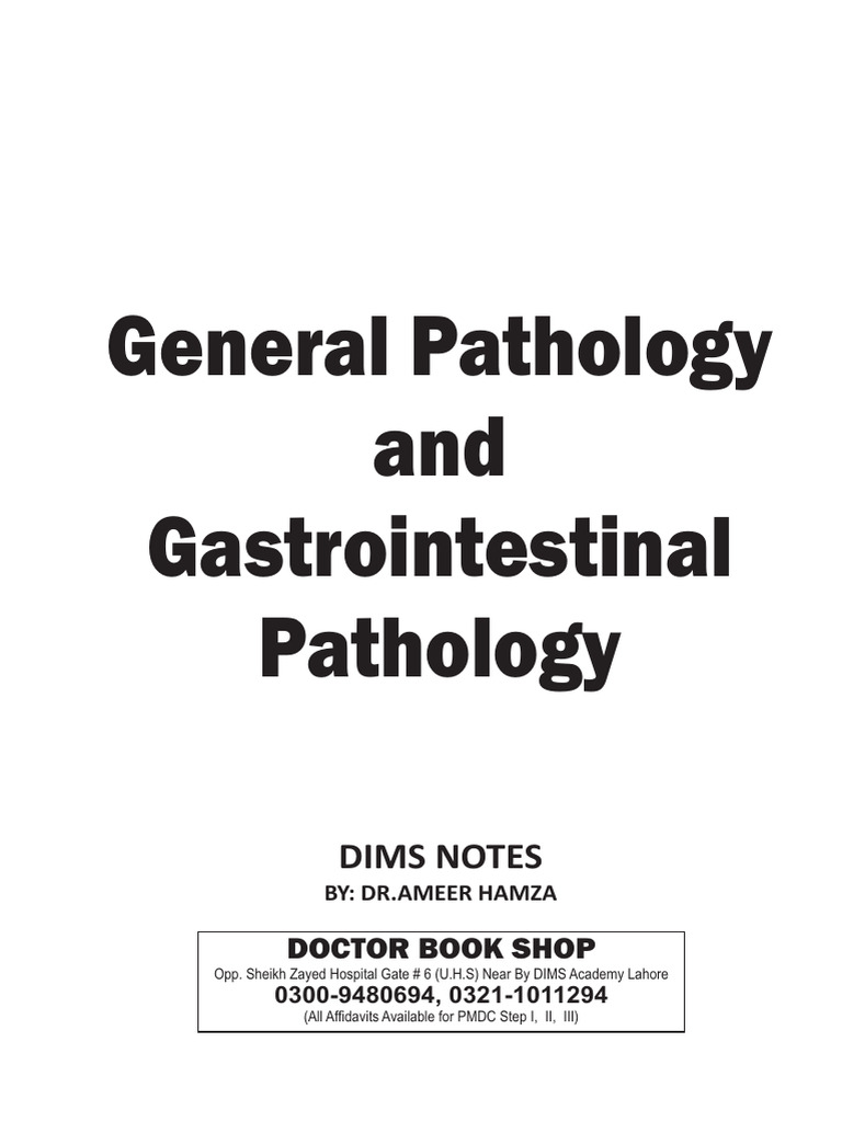 Dims Notes Gastrointestinal Pathology PDF Dsu DR Notes 1 | PDF