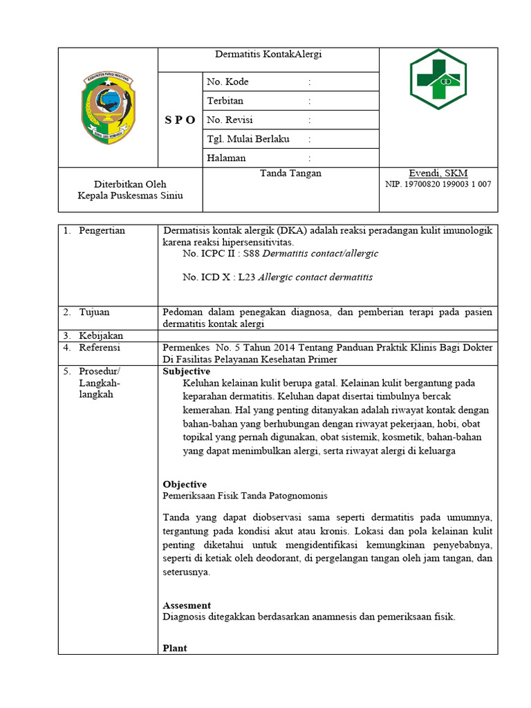 Dermatitis Kontak Iritan Edited | PDF | Pengembangan Diri | Kesehatan ...