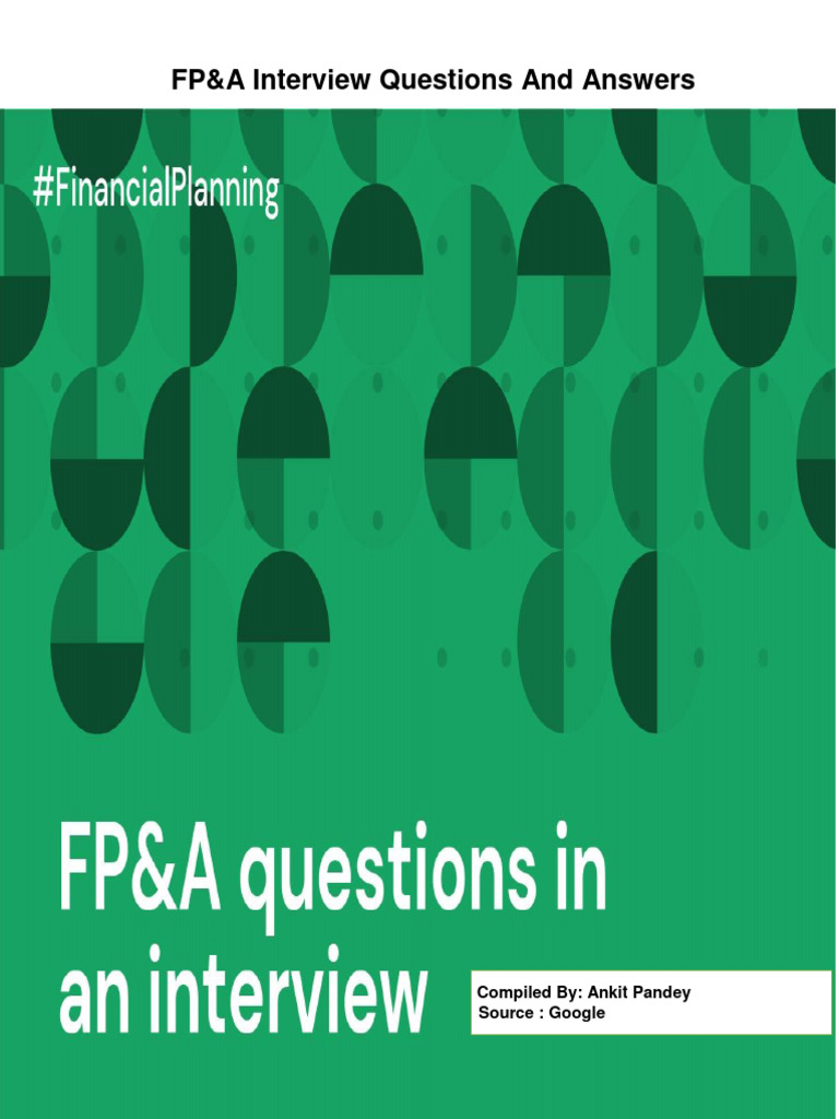 Fp A Interview Questions And Answers Pdf Internal Rate Of Return