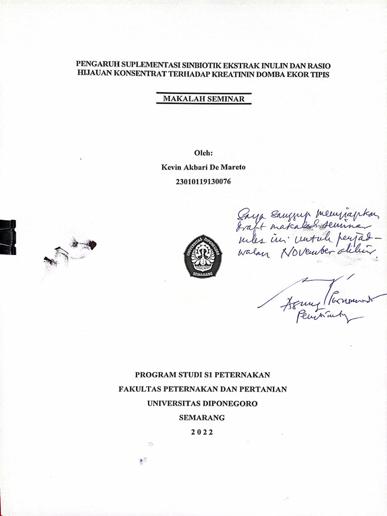 Makalah Seminar Kevin Akbari | PDF