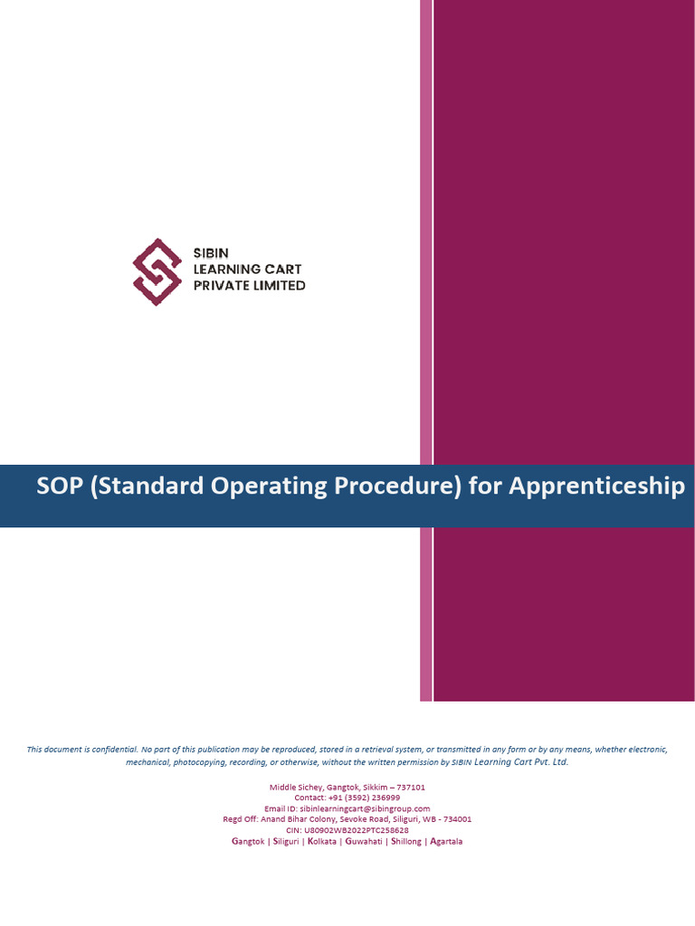 SLCPL SE SOP-Apprenticeship | PDF | Cyberspace | Computing