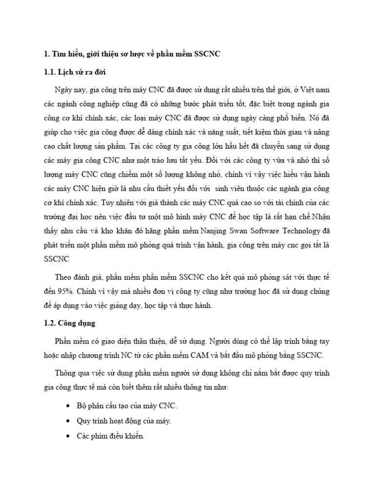 Tìm hiểu về SSCNC | PDF