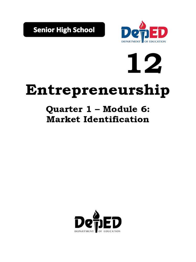 1Q ENTREP MODULE 6 For REFERENCE | PDF | Market Segmentation | Marketing