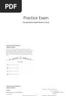 PE Civil Transportation Practice Exam - Sample | PDF | Test (Assessment ...