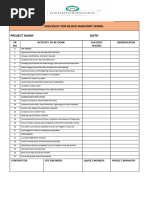 MEP FP Inspection Checklist | PDF | Technology & Engineering