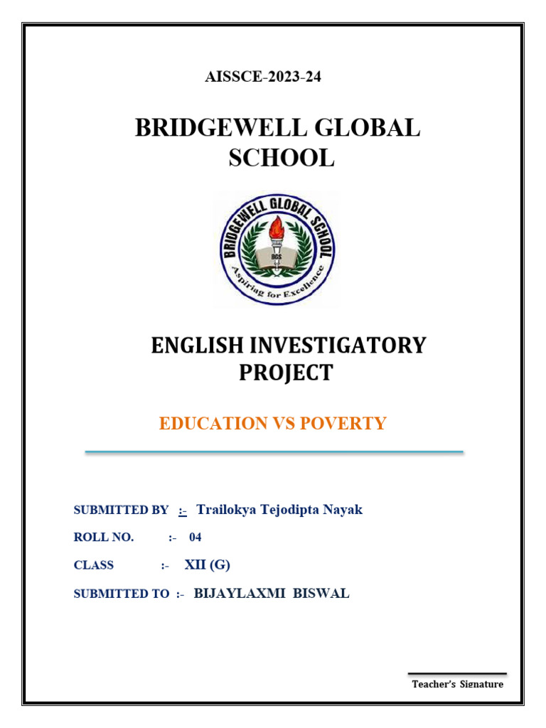 English Project | PDF | Poverty | Poverty & Homelessness