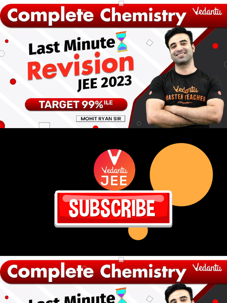 Last Minute Revision Complete Chemistry | PDF
