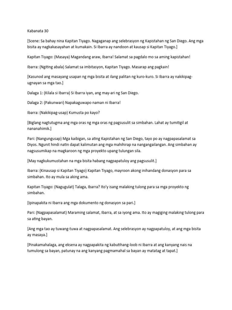 Kabanata 30 | PDF