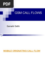 GSM Call Flows | PDF | Digital Technology | Mobile Technology