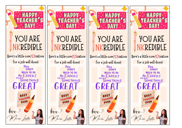 Teachers Day Pen Holder | PDF