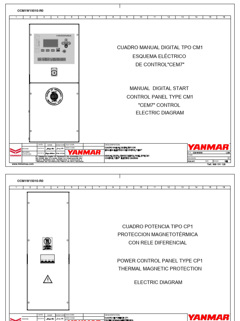 Cm1 Cem7 (Y) Cp1 63a 4p Schneider Yh | PDF