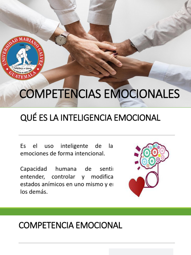 Sesión 11 Competencias Emocionales | PDF