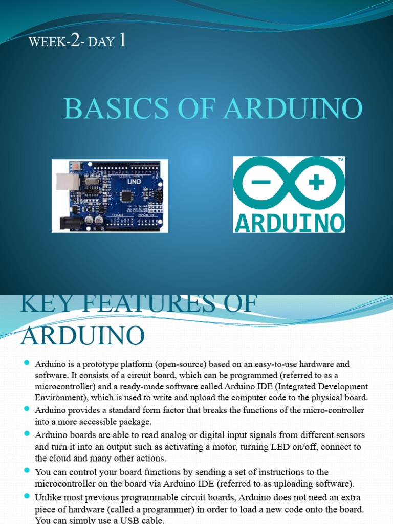 Basics of Arduino | PDF