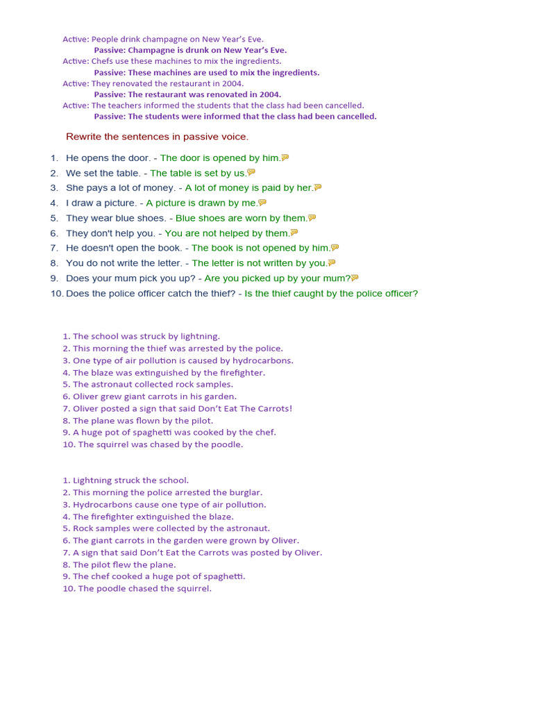 Active Passice Exercises For Recitation | PDF
