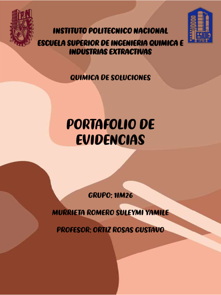 Portafolio de Evidencias | PDF | Redox | Concentración