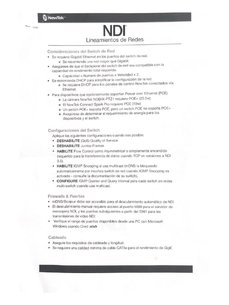 Ndi Lineamientos | PDF