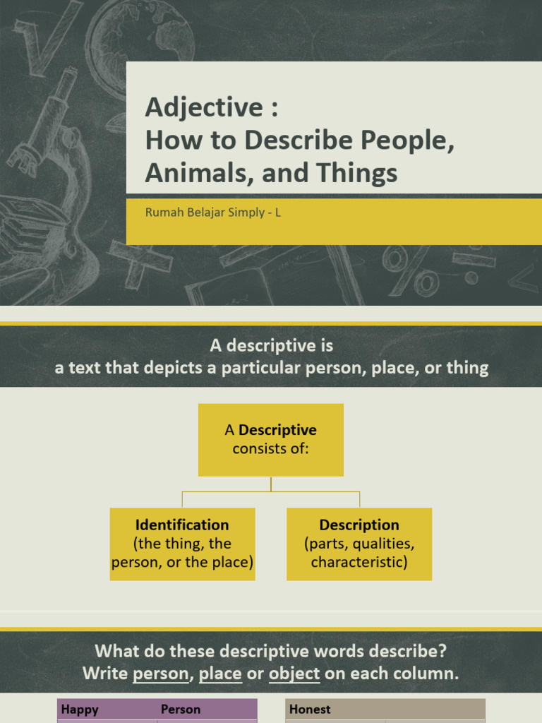 Adjective & Descriptive | PDF | Beetle | Predation
