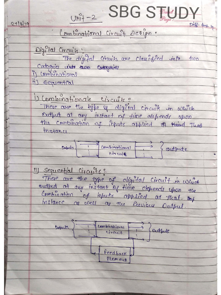Digital Combinational Circuit Pdf