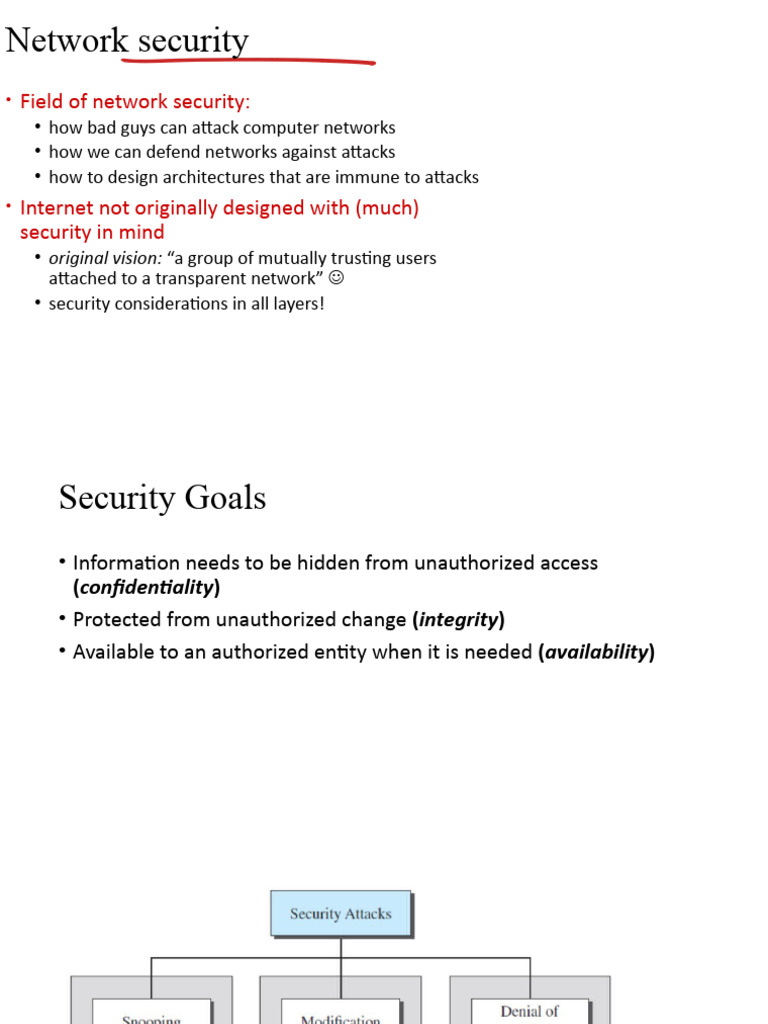 Lecture 03 Network Security | PDF Lecture 03 Network Security | PDF