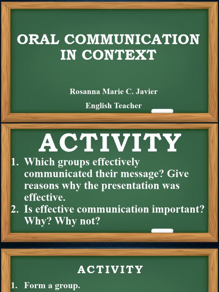 Nature, Elements and Proces of Communication | PDF | Communication ...