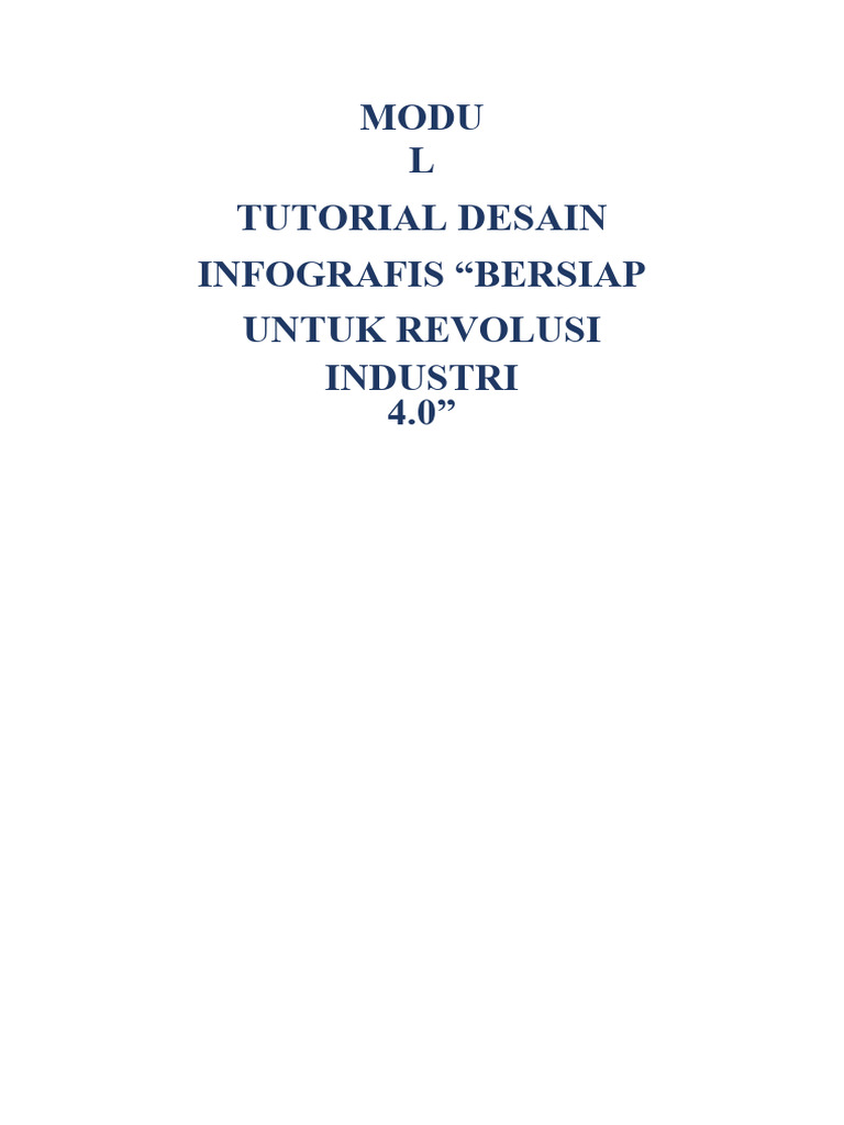 Modul Tutorial Desain Infografis - Part 2 | PDF