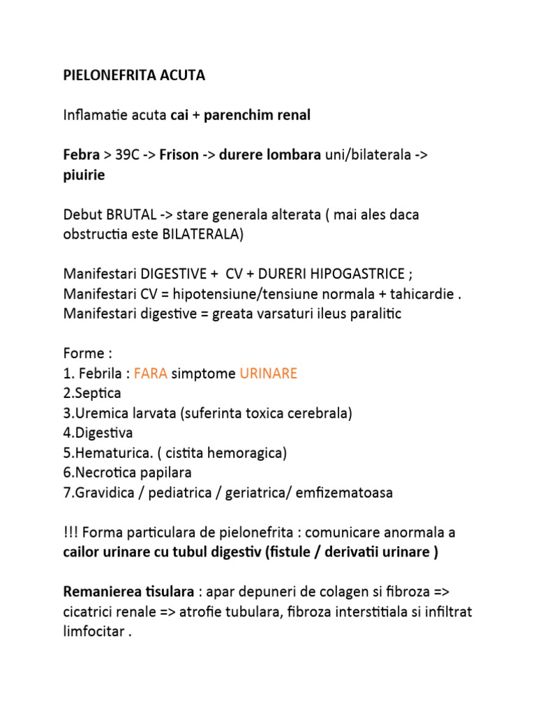 Pielonefrita Acuta | PDF