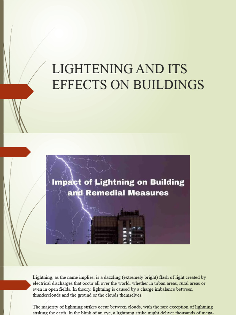 Lightening and Its Effects On Buildings | PDF | Lightning | Physical ...