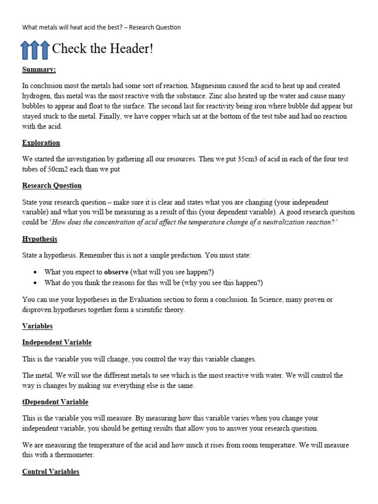 02 KS3 IA Template | PDF | Chart | Hypothesis