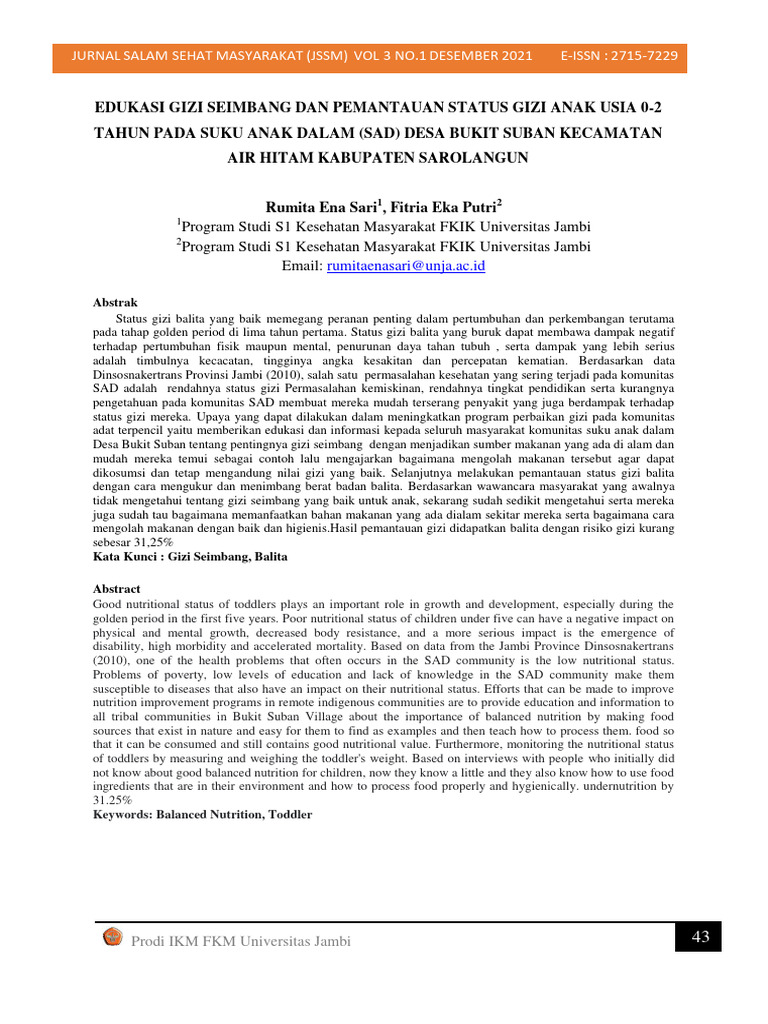 15683-Article Text-45554-1-10-20211231 | PDF | Kesehatan Holistik