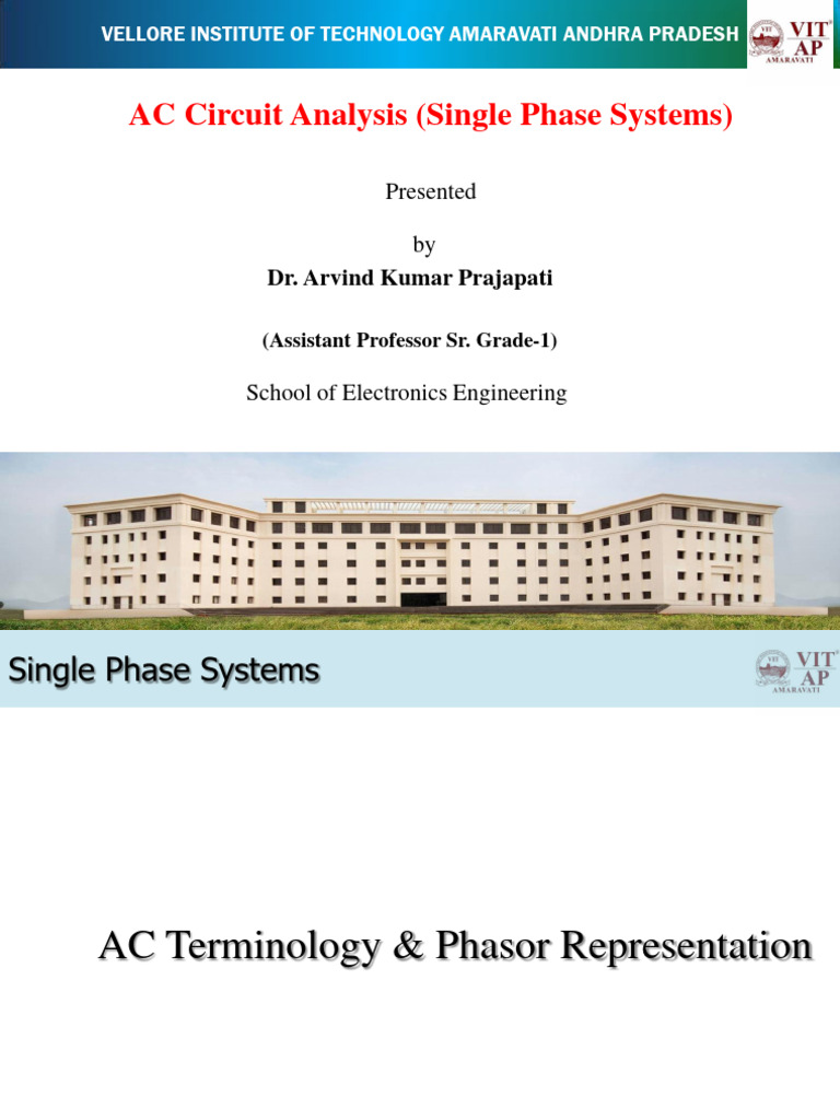AC Circuit Analysis and Impedance Formula | PDF | Phase (Waves) | Sine Wave