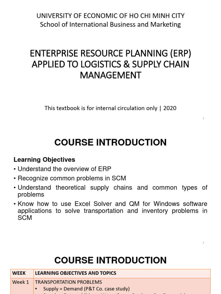 ERP Transportation Inventory_LMS (3) | PDF | Inventory | Business
