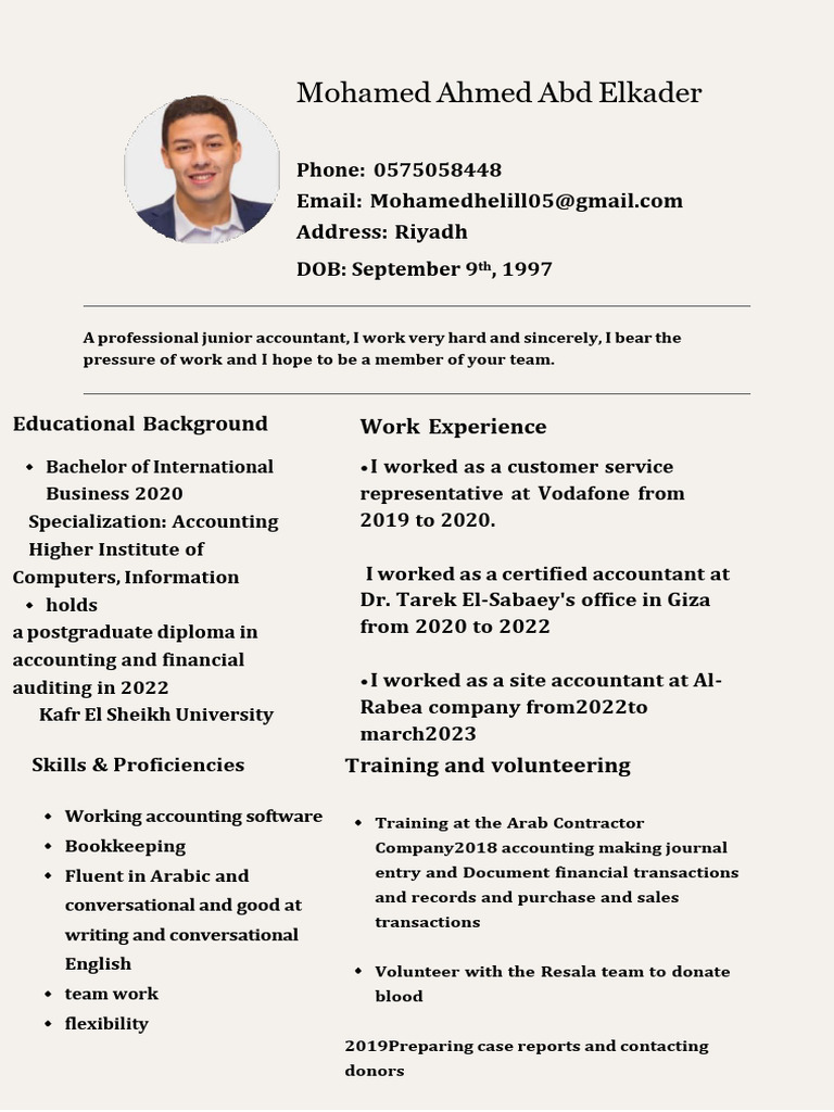 Mohamed Ahmed | PDF | Accounting | Bookkeeping