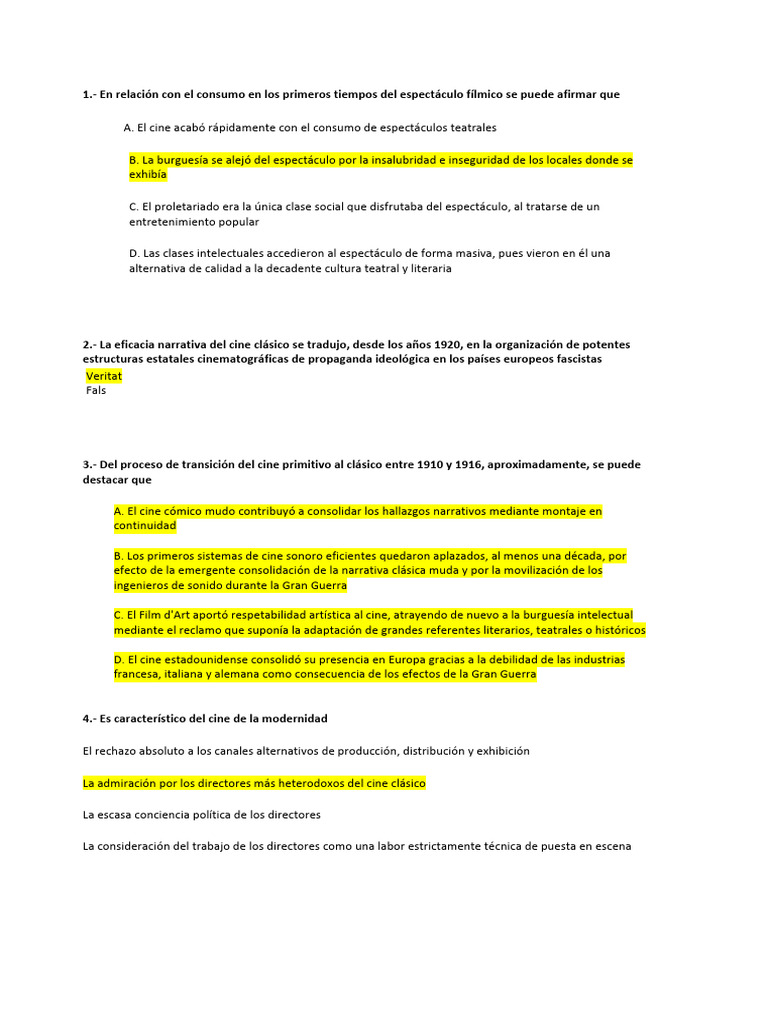 Preguntas Examen Historia 1 | PDF Preguntas Examen Historia 1 | PDF