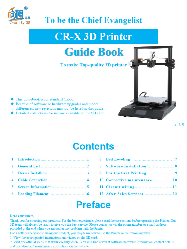 CReality-X Assembly | PDF