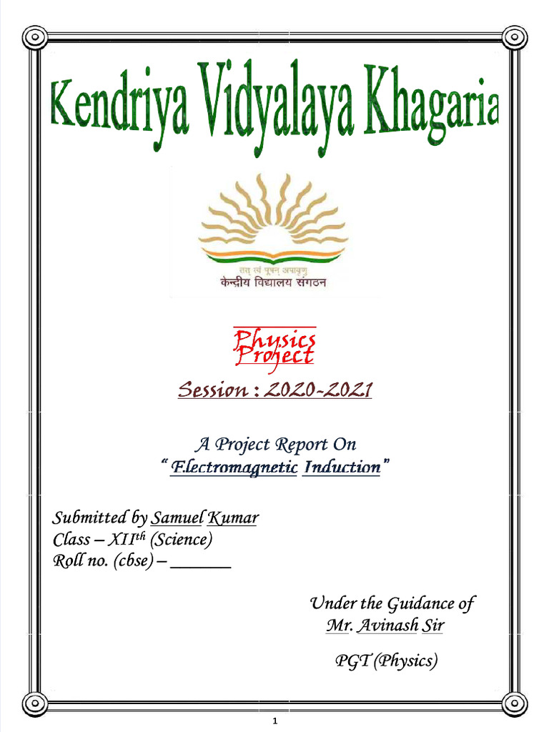 Physics Project Class Xii 2021 22 Investigatory Project - Compress | PDF