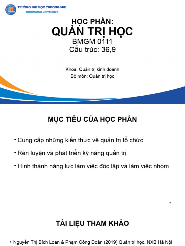 QTH - Slide học phần | PDF