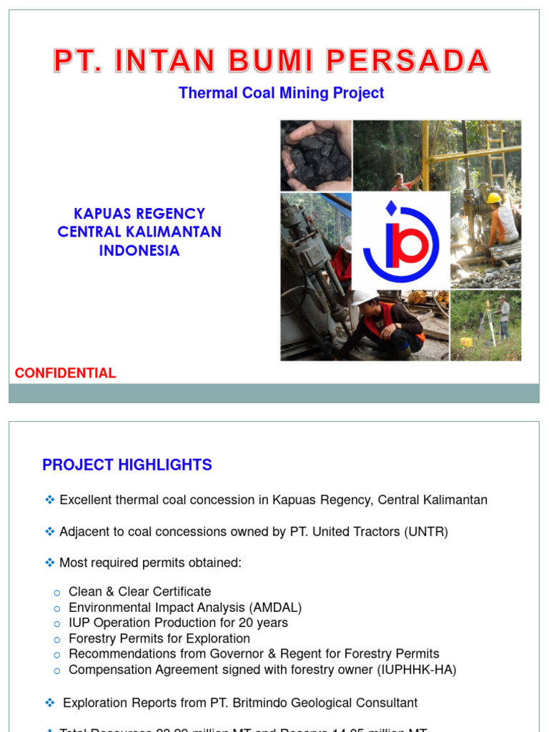 IBP Project Summary | PDF | Lidar | Mining