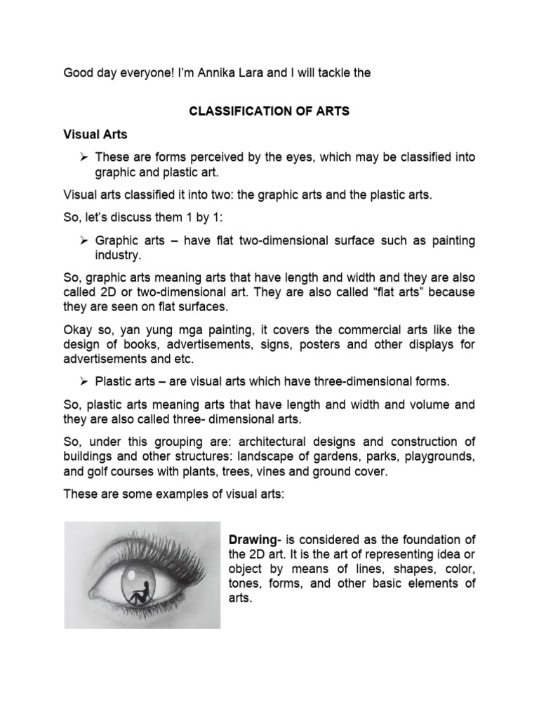 Visual Arts (LARA) Script | PDF