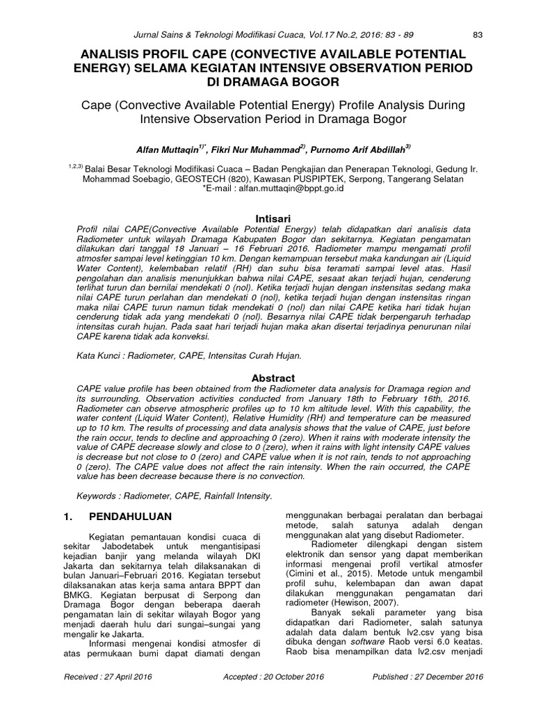 ANALISIS_PROFIL_CAPE_CONVECTIVE_AVAILABLE_POTENTIA | PDF