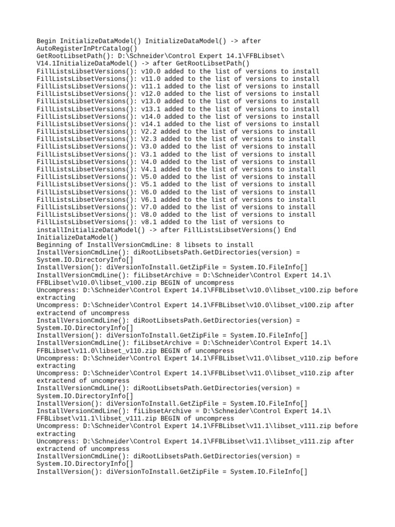 Log Lib Set Installer | PDF