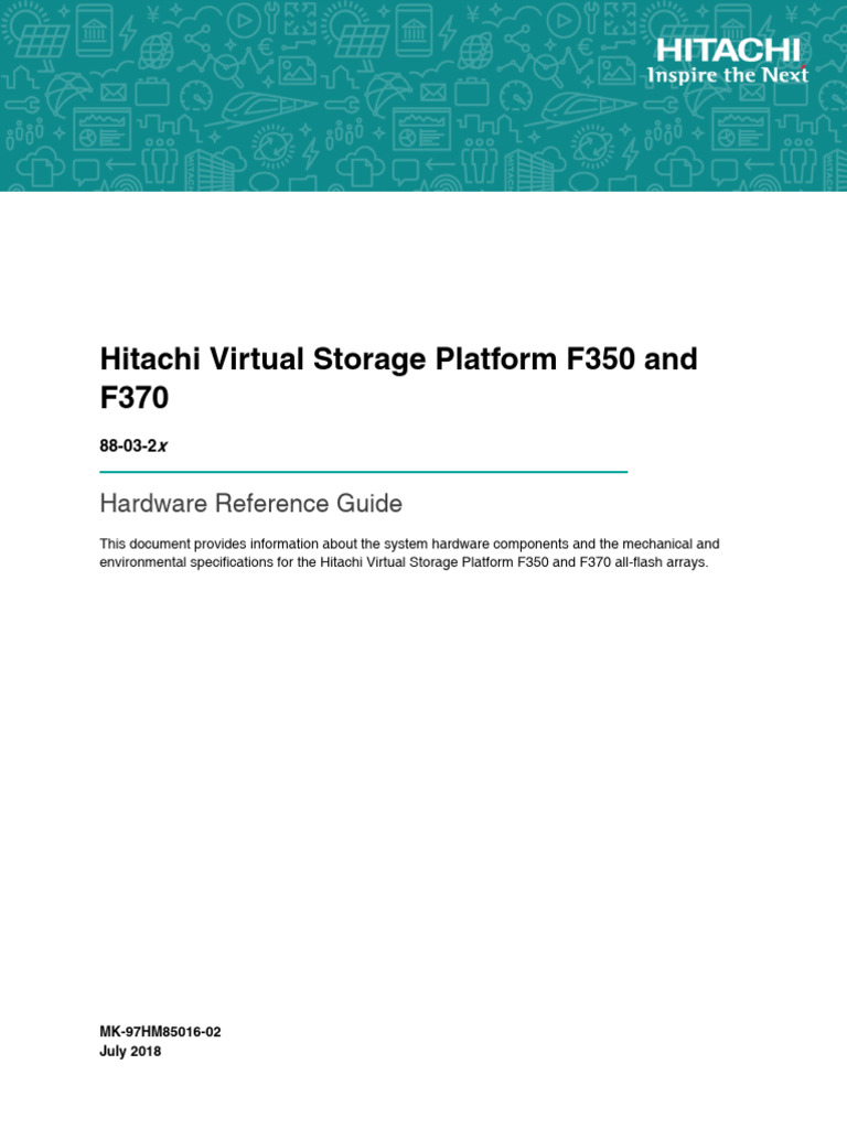 VSP F350 F370 v88 03 2x Hardware Reference MK-97HM85016-02 | PDF | Byte ...