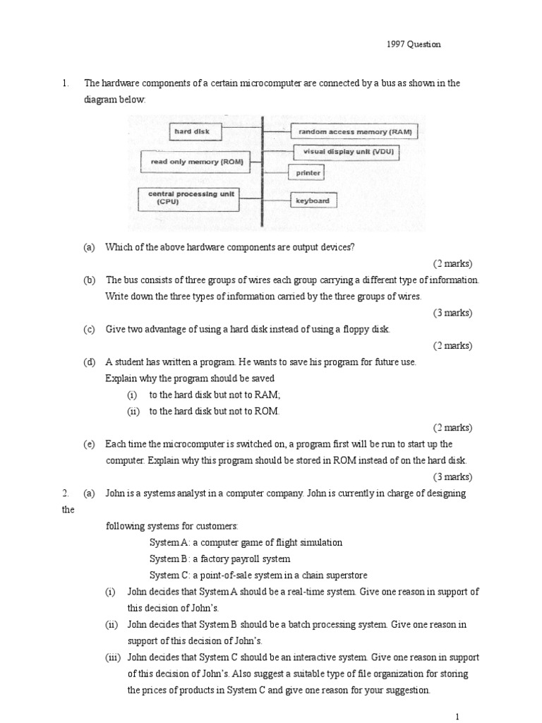 Hkcee Comp 1997 | PDF | Computer Program | Programming
